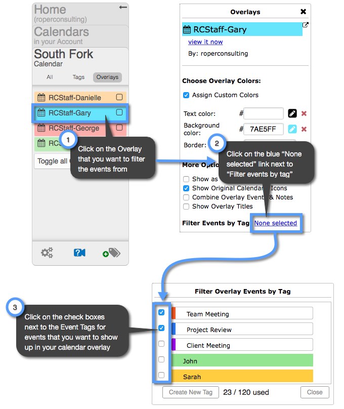 How can I filter what events come in from my Overlays? : Support Portal