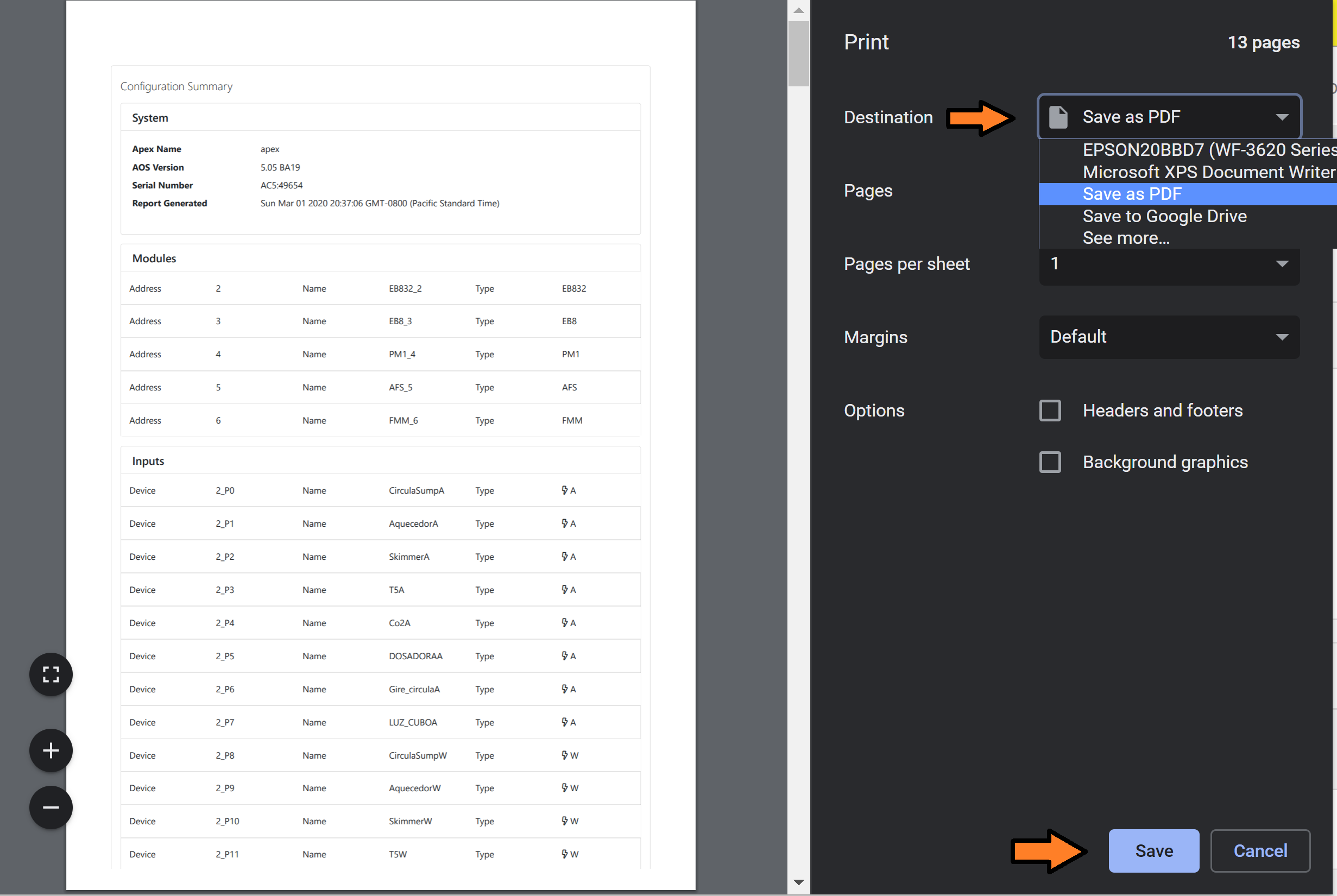 How to get your Apex Configuration Summary (Connected to Fusion ...