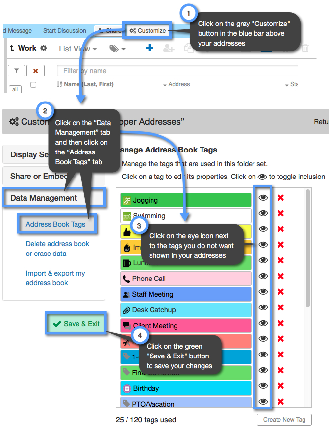 What are address tags? | Keep&Share Support : Support Portal