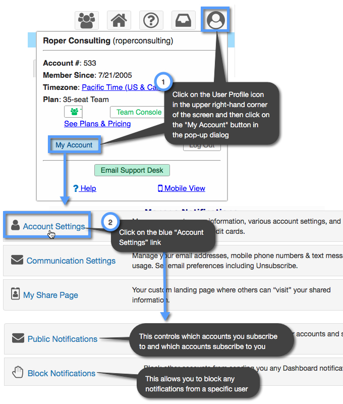 How do I manage my account Notifications? | Keep&Share Support ...