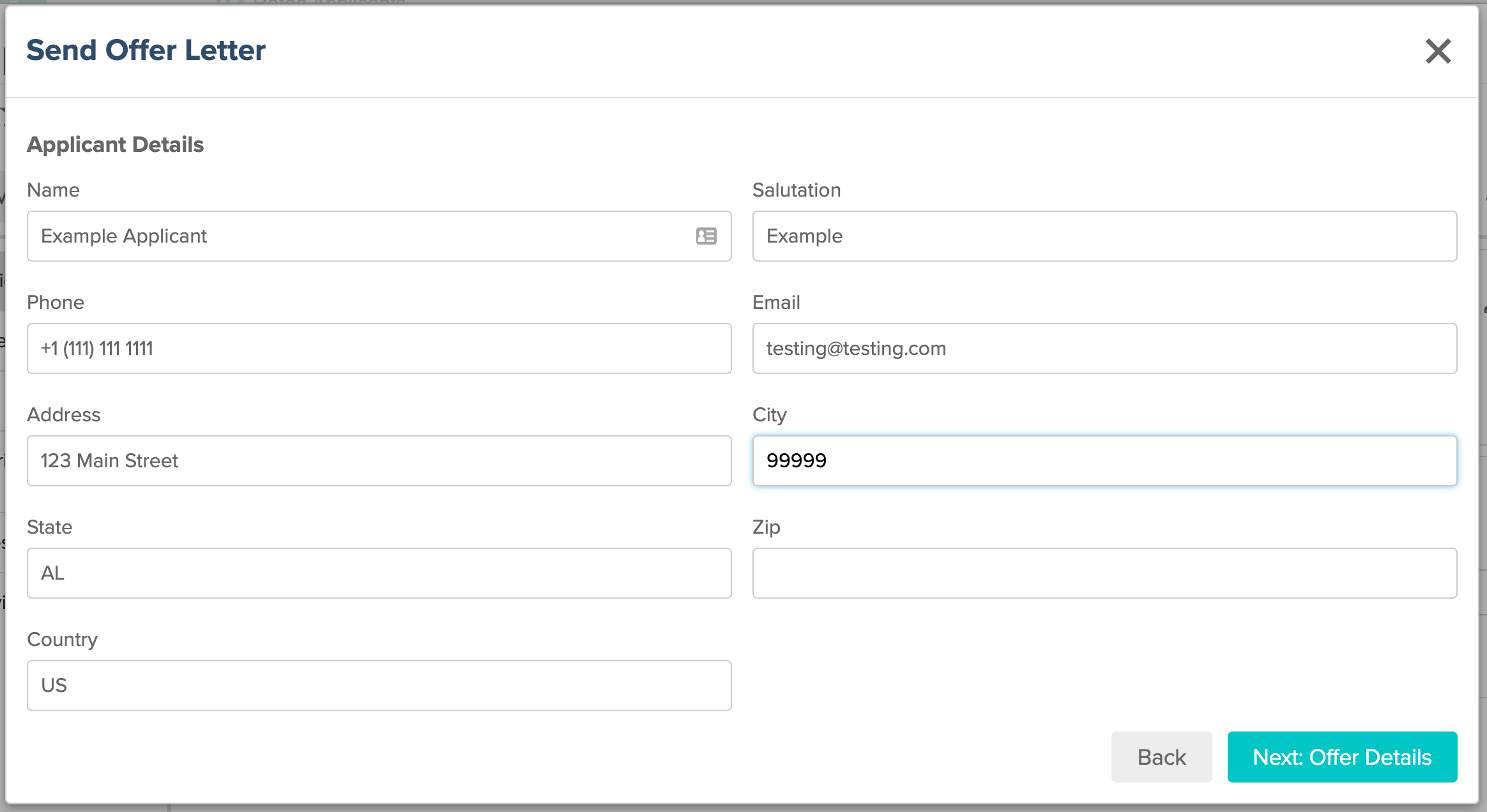 Sending Offer Letters and Onboarding Documents : Applicant Tracking ...
