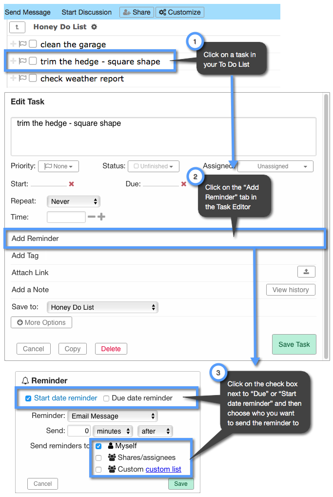 What is a Reminder? | Keep&Share Support : Support Portal