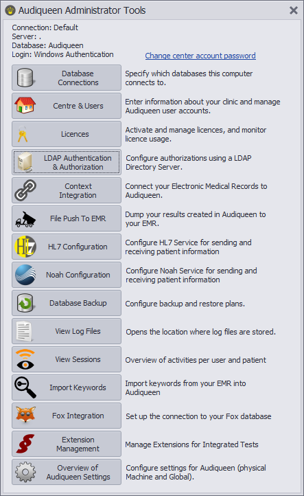 Administrator Tools
