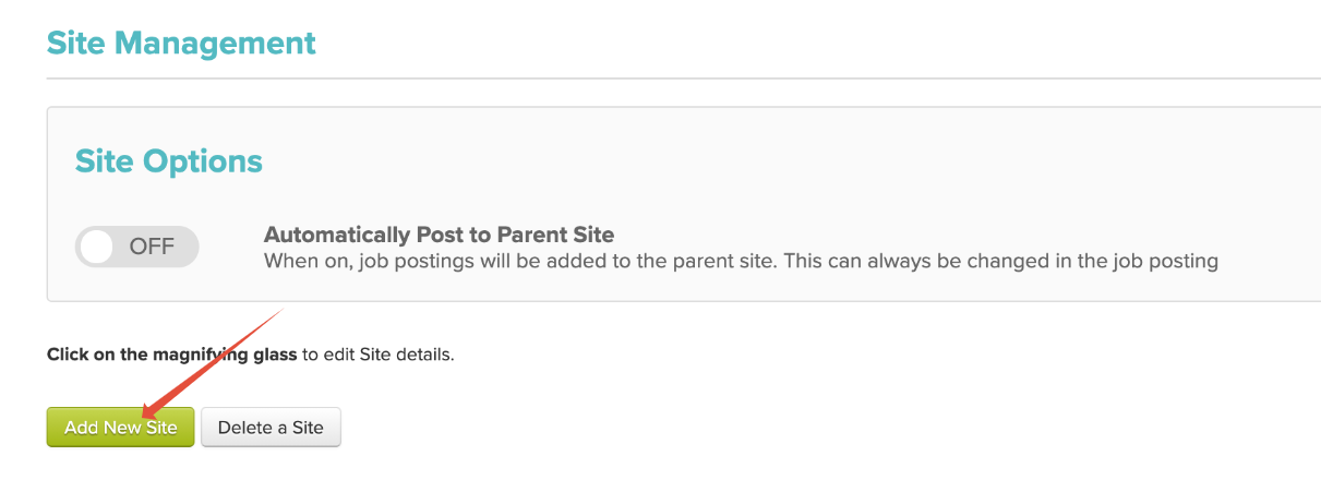 Site Management Tool : PrismHR Hiring Support