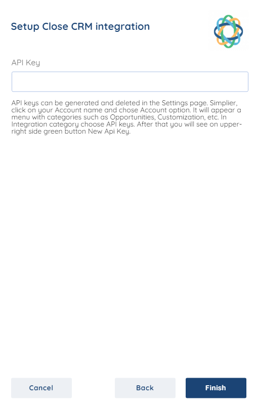 How to Integrate Close CRM - Help Center - SyncSpider : SyncSpider