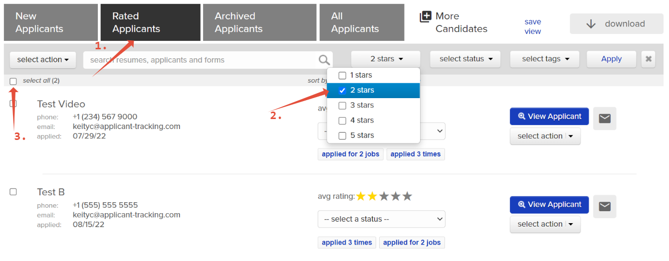 How and Why Should I Rate Applicants? : PrismHR Hiring Support