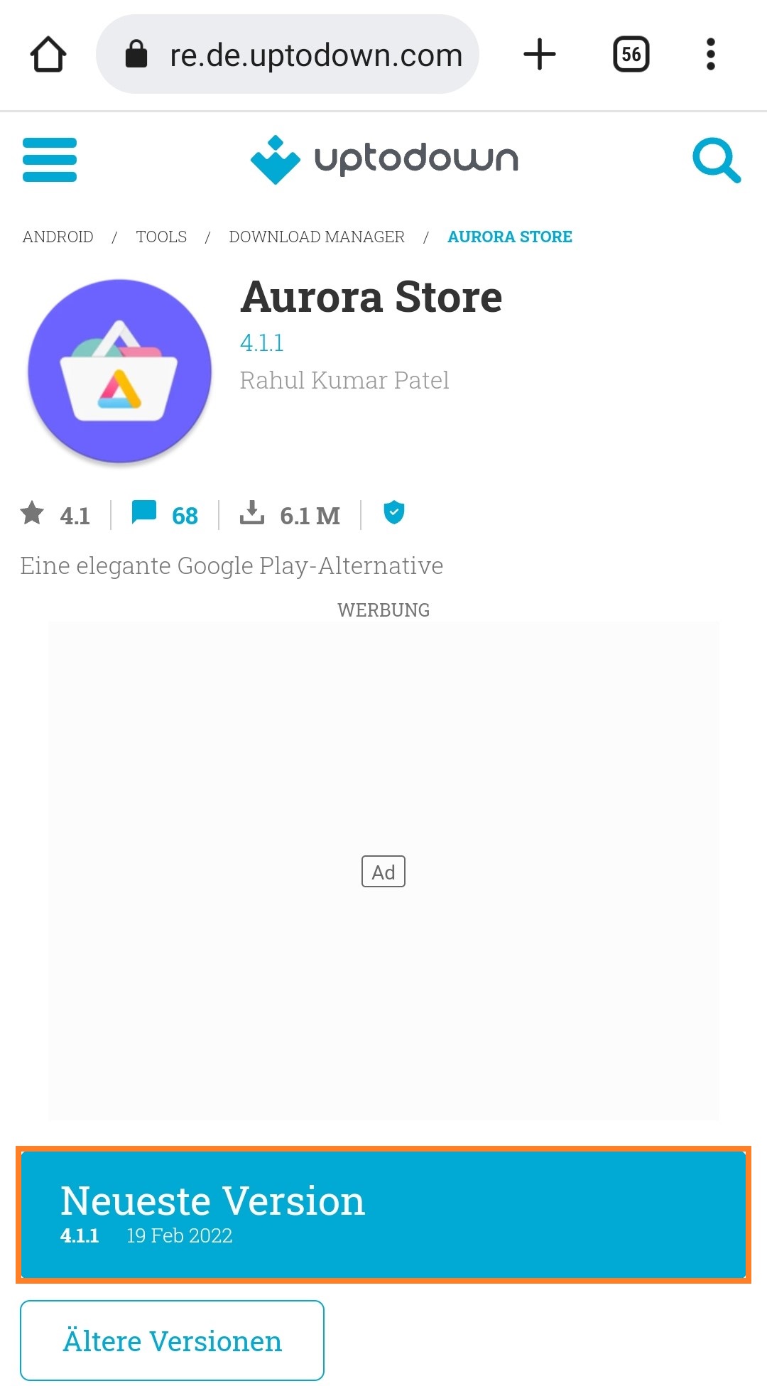 Installation der Escola App für Android ohne Google Play-Dienste : Escola Support-Portal