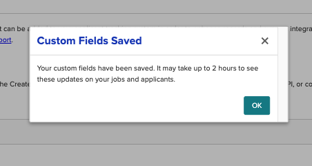 Create Custom Job Fields : PrismHR Hiring Support