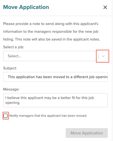 How to Move or Copy Applicants to Other Positions. : Applicant Tracking ...