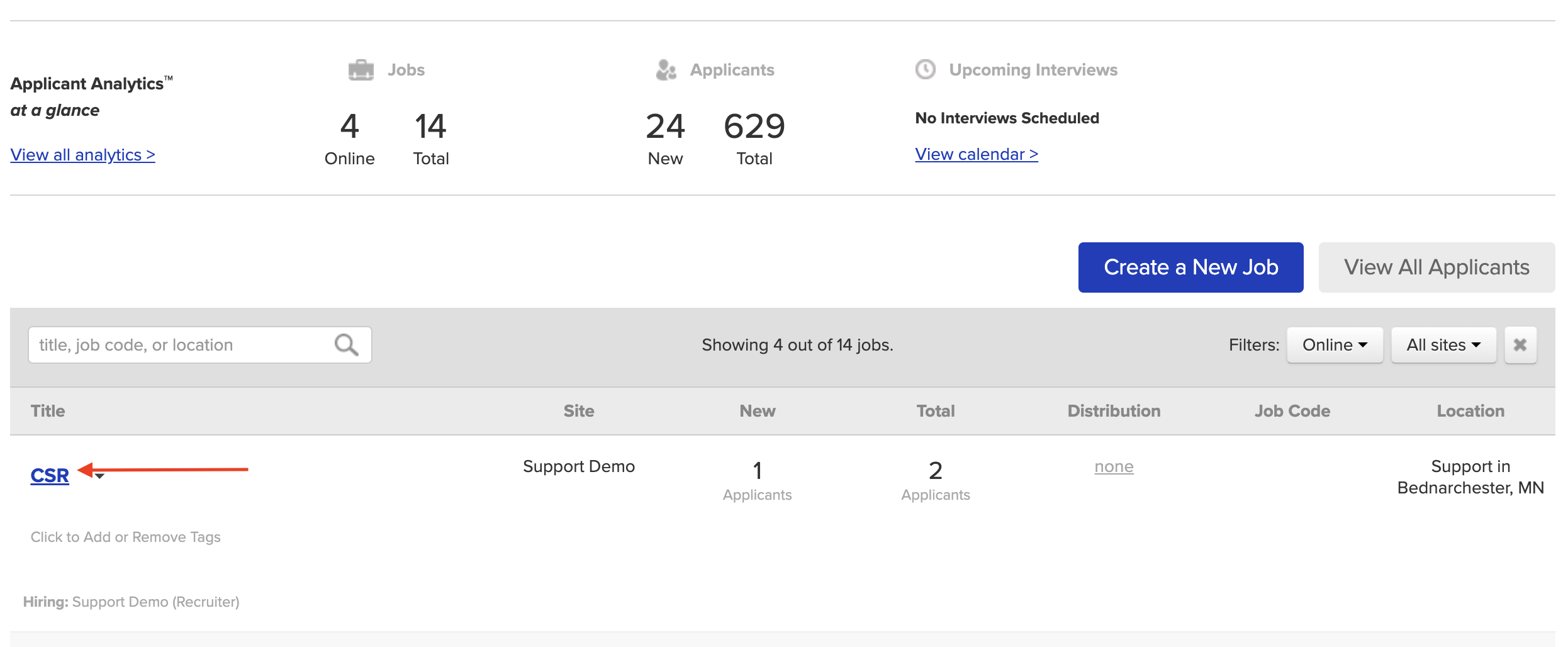 Multiple Reviews & Ratings / Scorecards : Applicant Tracking Software