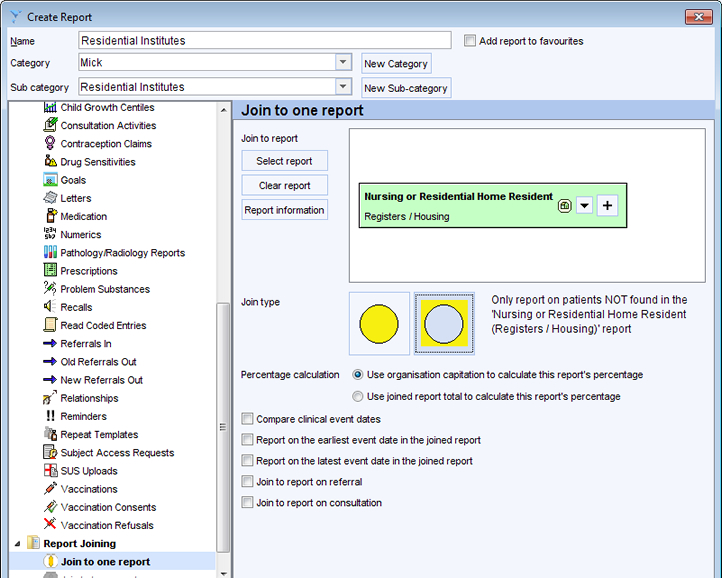 Reporting on Residential Institute Codes and Updating Records : Ardens
