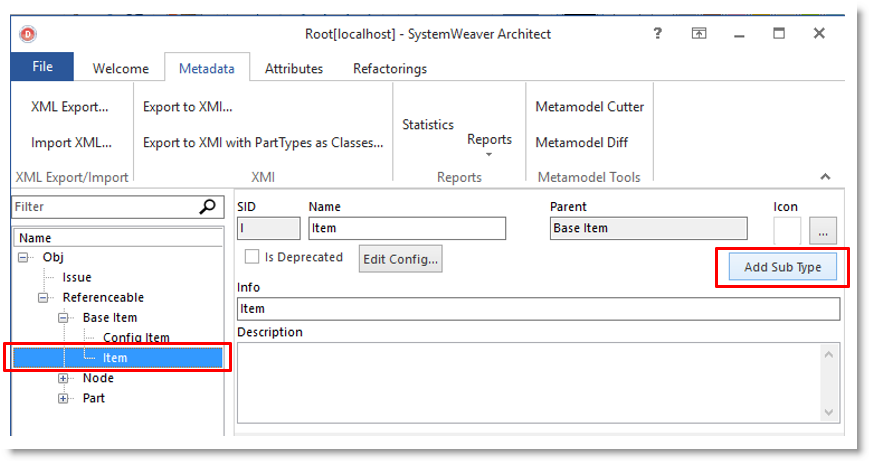 Introduction to Meta Modelling in SystemWeaver : SystemWeaver