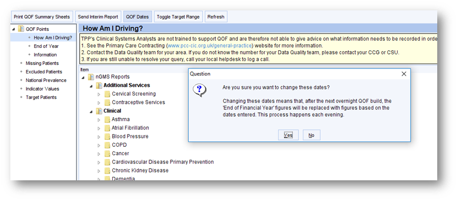 QOF FAQs : Ardens SystmOne