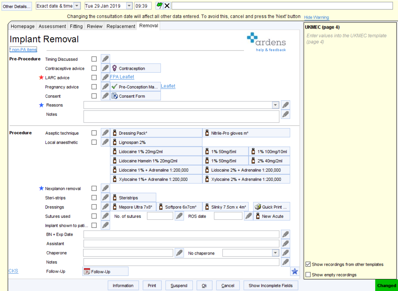 Implant : Ardens Healthcare Informatics