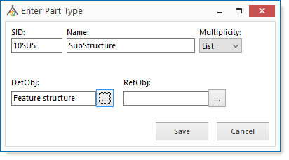 Creating a New Part Type : SystemWeaver