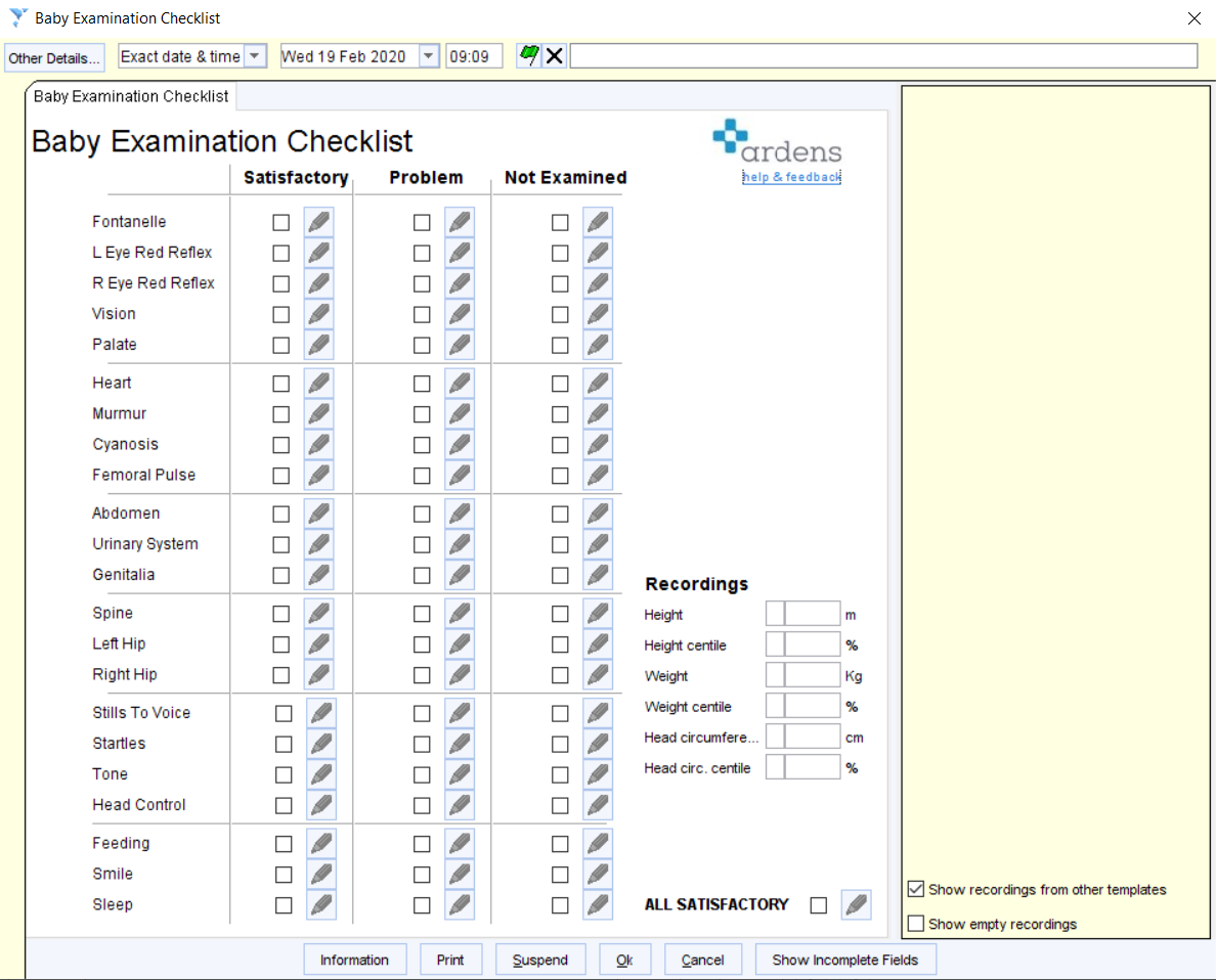 6-8 Week Baby Review : Ardens Healthcare Informatics