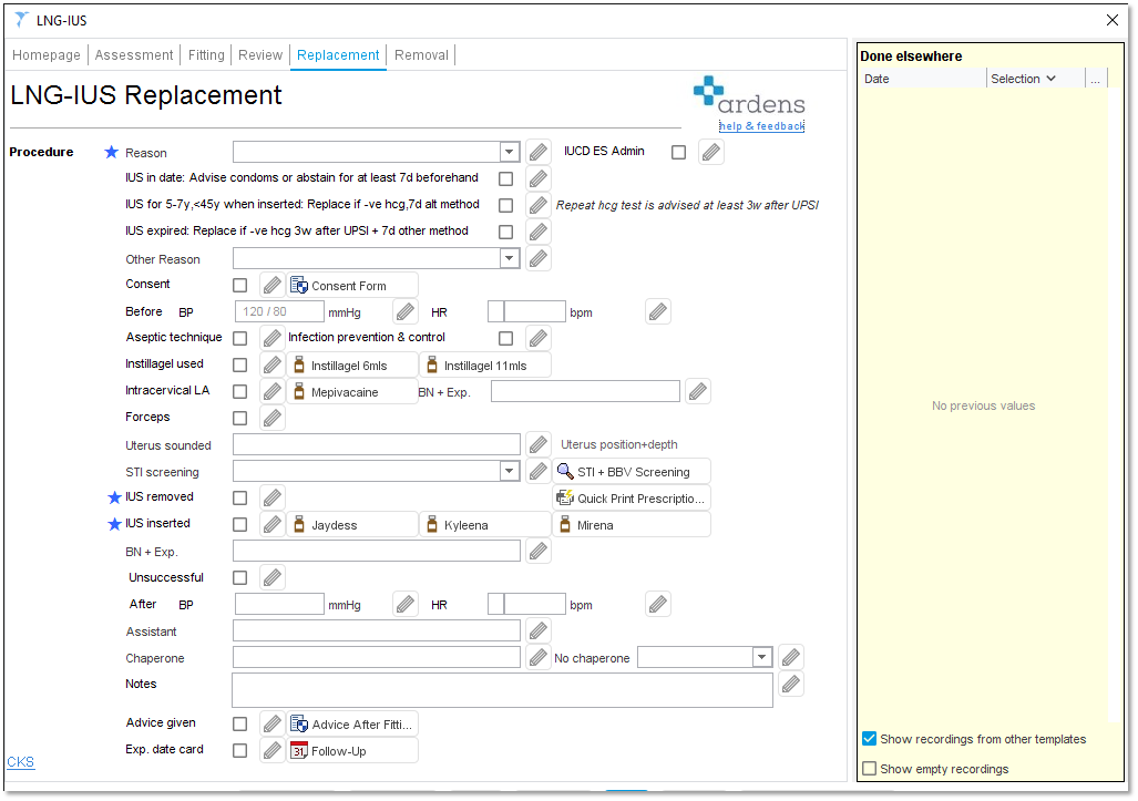 LNG-IUS : Ardens Healthcare Informatics