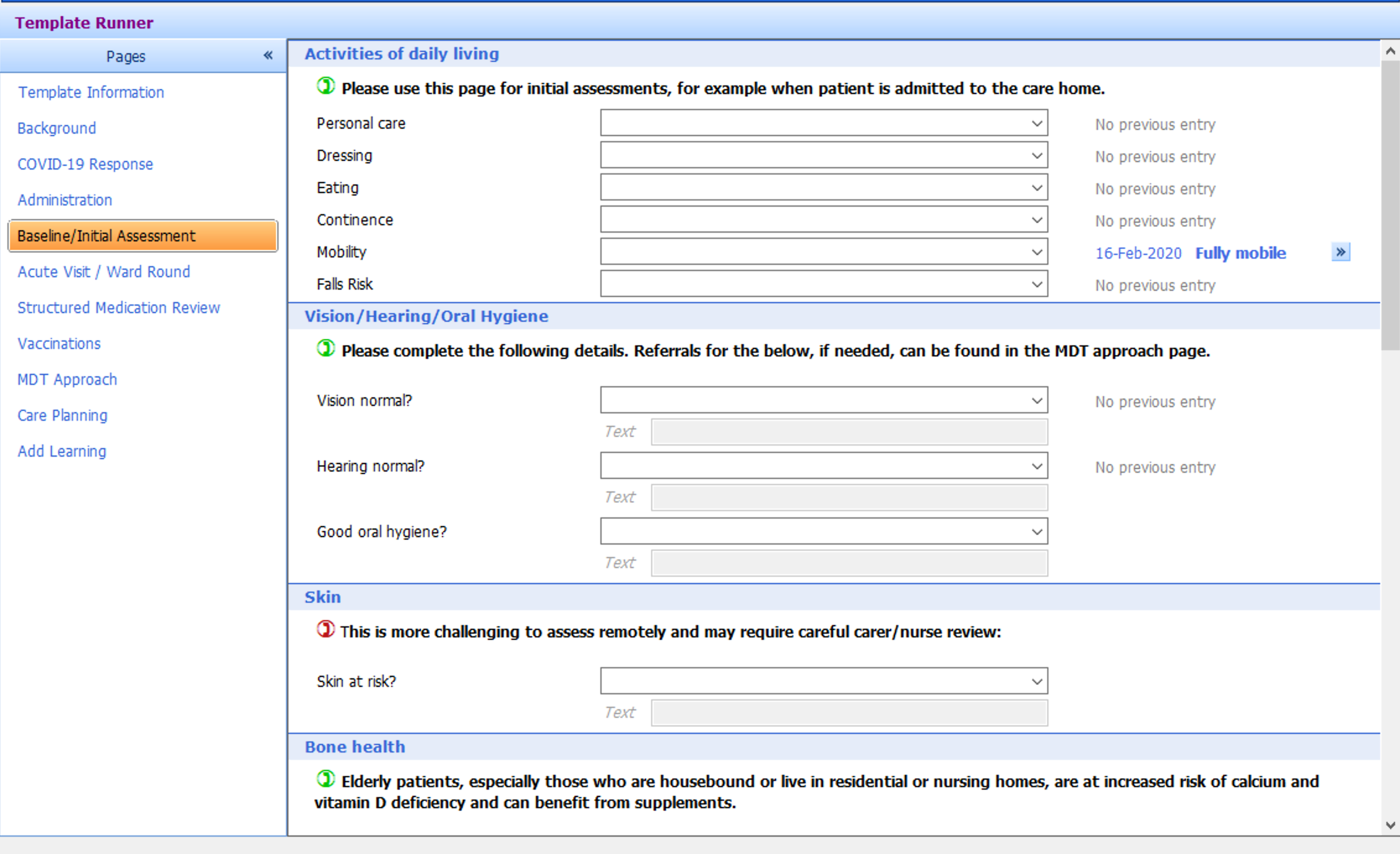 Care Homes Template EMIS Web : Ardens EMIS Web