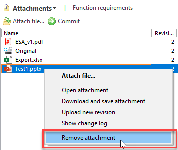 Editing and Versioning Attachments to Items : SystemWeaver