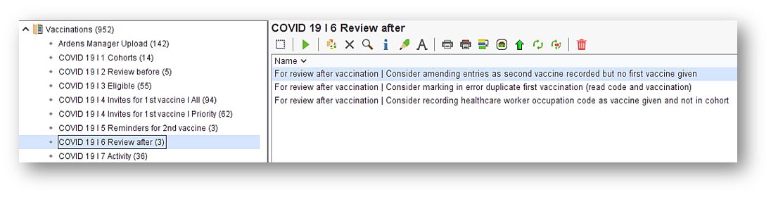 COVID-19 Vaccination : Ardens Healthcare Informatics