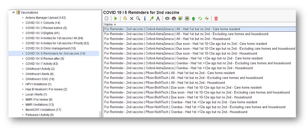 COVID-19 Vaccination : Ardens Healthcare Informatics