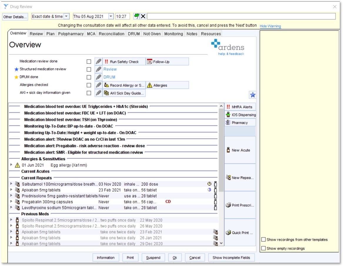 Drug Review : Ardens