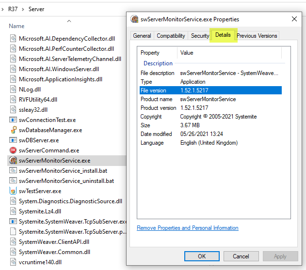 How to Upgrade SystemWeaver to a Newer Version : SystemWeaver