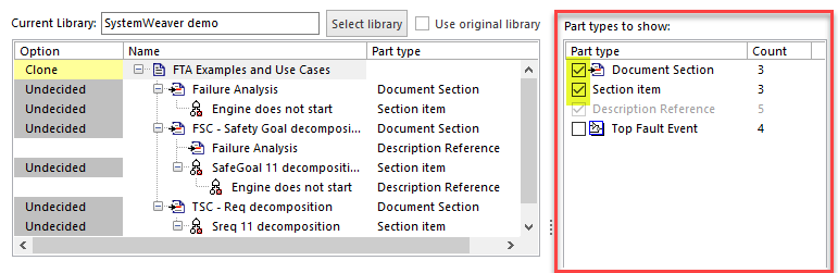 SystemWeaver clone model : SystemWeaver