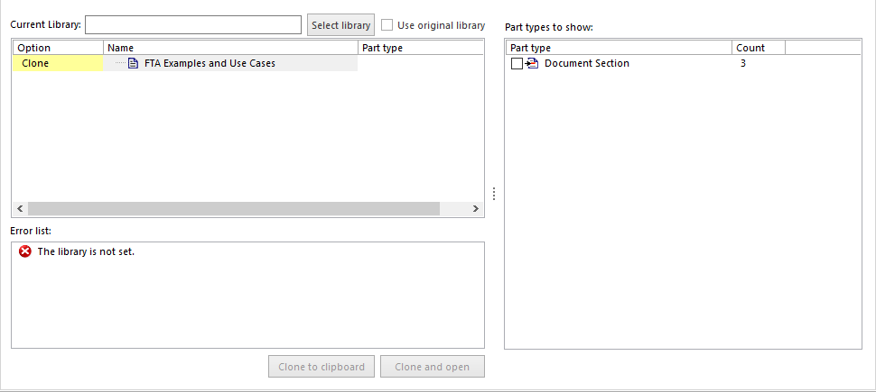 SystemWeaver clone model : SystemWeaver