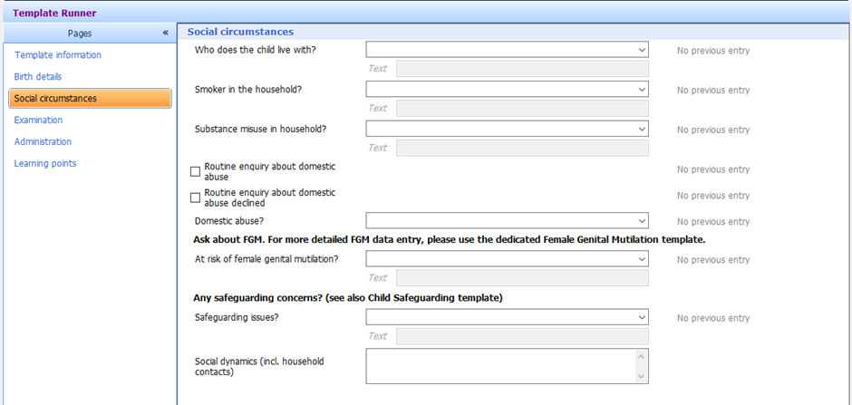 6-8 Week Baby Check Template : Ardens EMIS Web