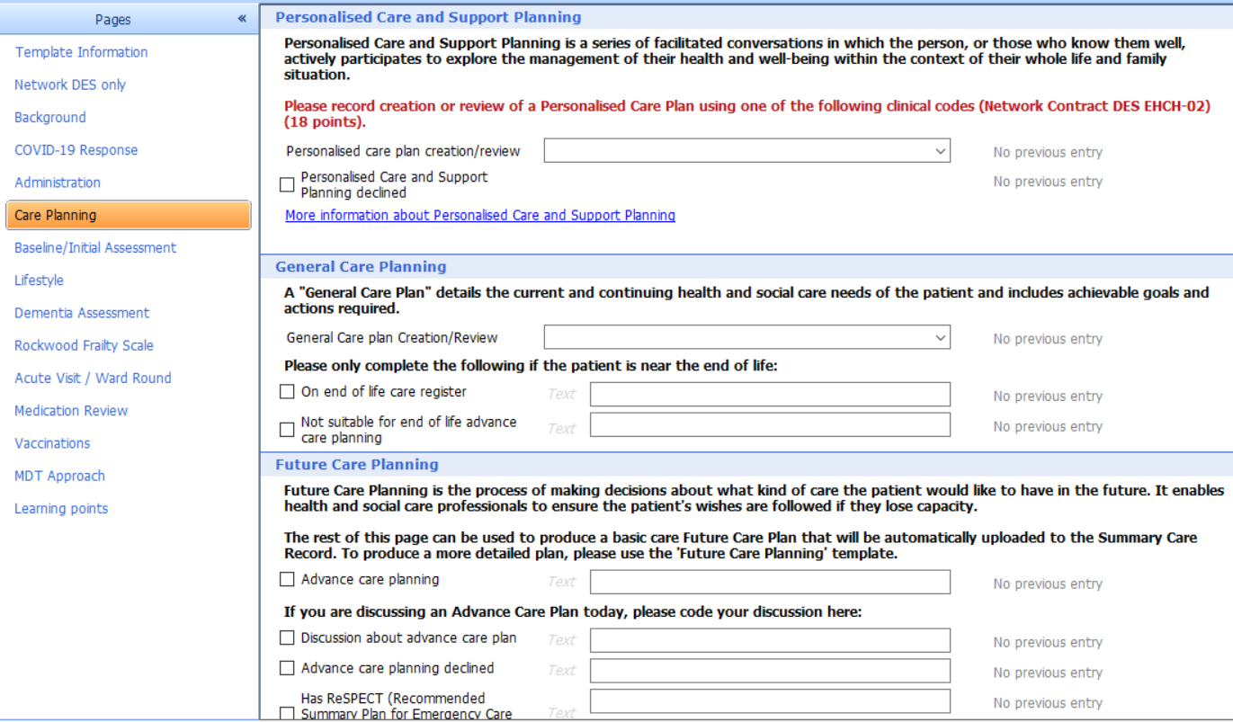 Care Homes Template EMIS Web : Ardens EMIS Web