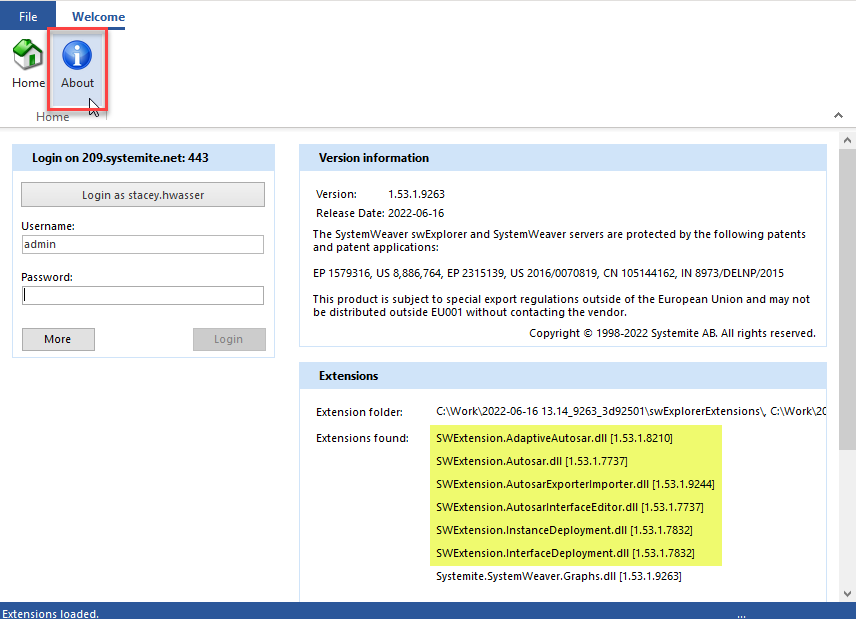 How to Upgrade SystemWeaver to a Newer Version : SystemWeaver