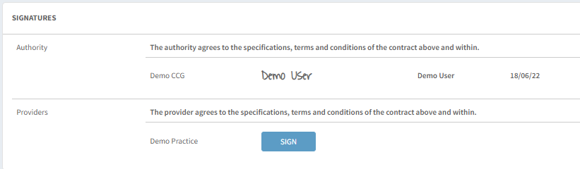 Signing your Local Contract on Ardens Manager : Ardens Manager