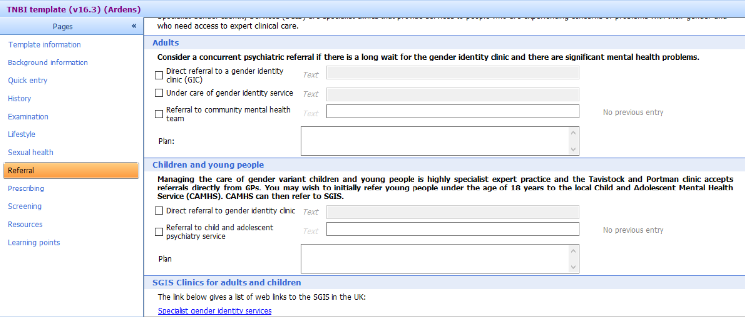 TNBI Resources : Ardens EMIS Web