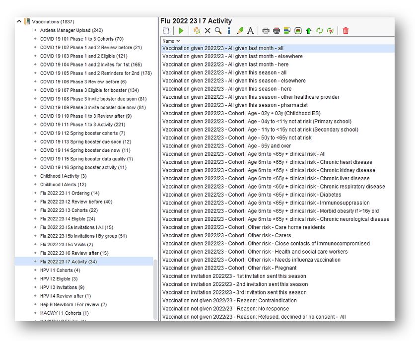 Seasonal Flu Reports : Ardens