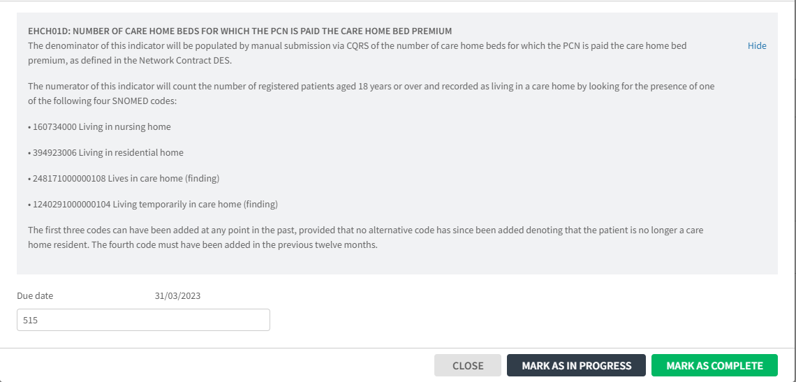 Organisational Activity : Ardens Manager