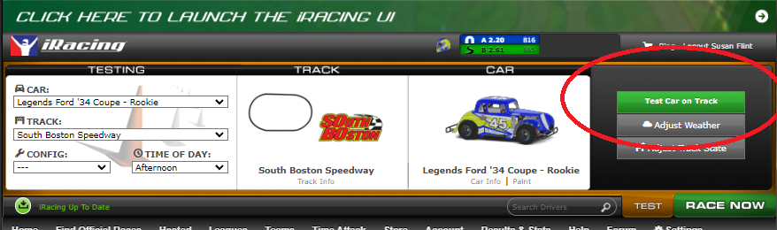"Could not find sim" error message : iRacing