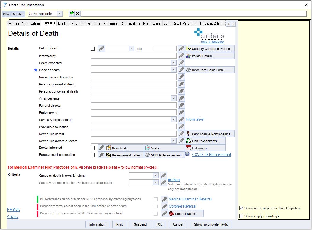 Death Documentation : Ardens