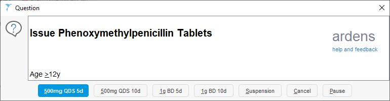 Triage : Ardens SystmOne