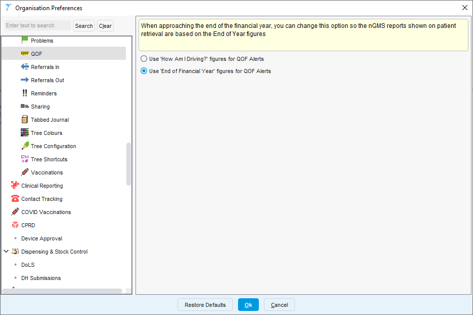 QOF FAQs : Ardens SystmOne