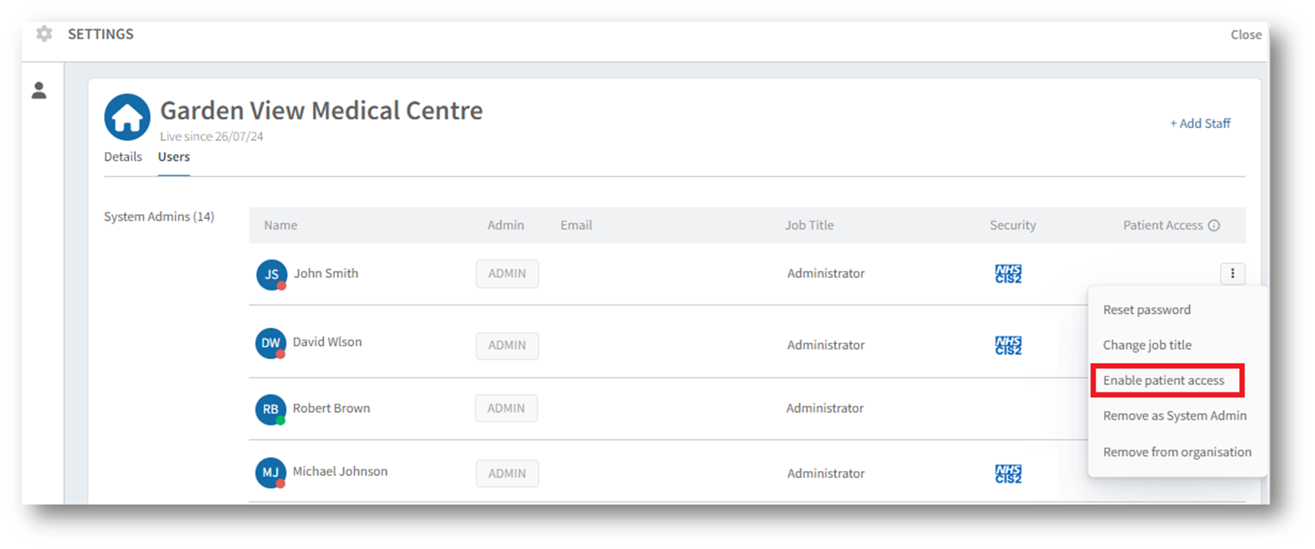 Enabling Patient-Level Data : Ardens Manager