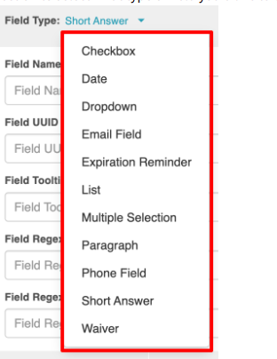 Creating Custom Appointment Fields : Support Center