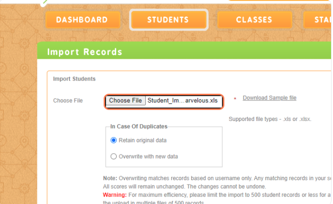 Learning Blade - Creating Student Accounts (Spreadsheet Import)
