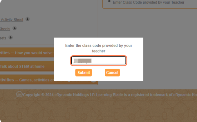 Learning Blade - Rostering Students into a Class (Student Self Roster)