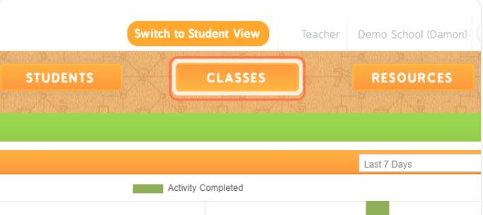 Learning Blade - Viewing a Class Usage Report