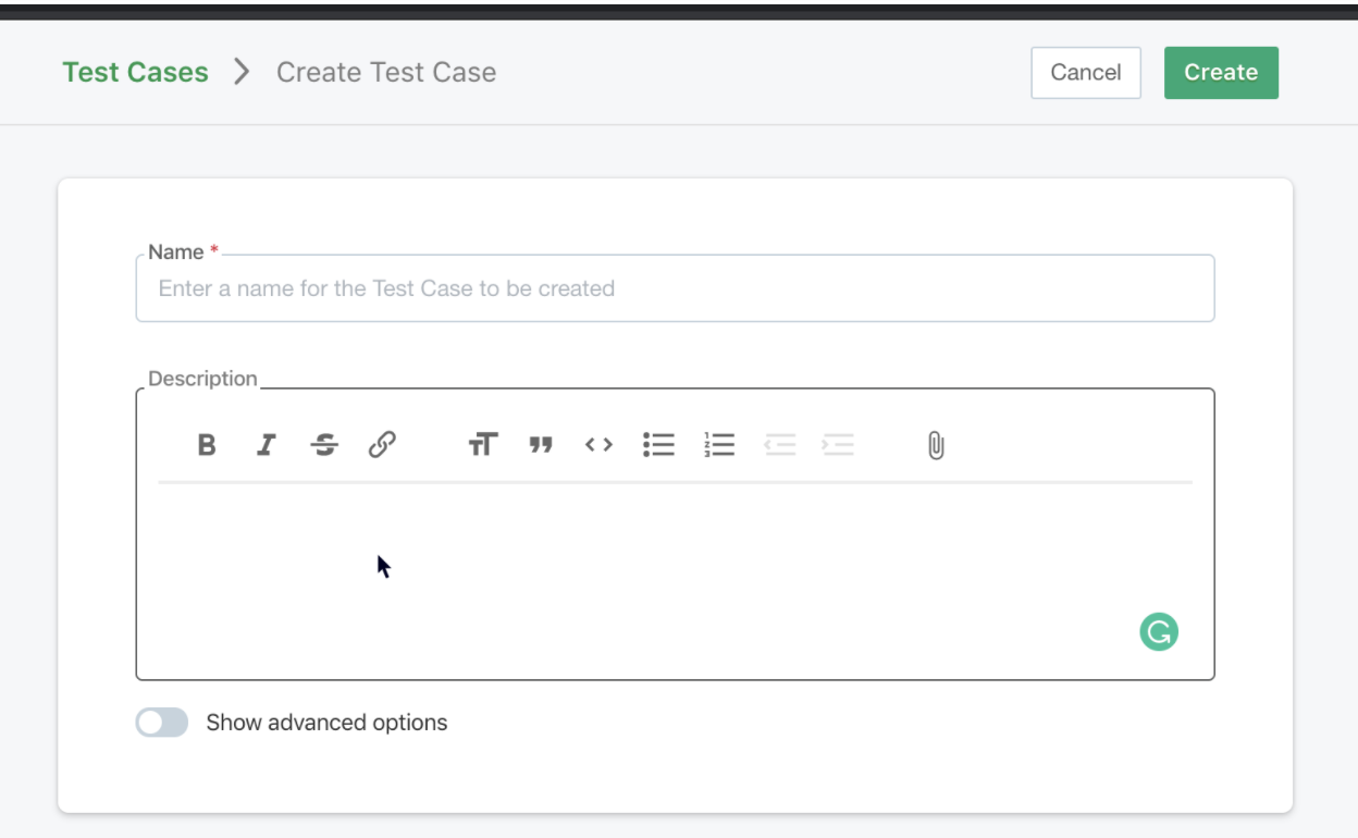 Chapter 6: Create Test Case : Help Center