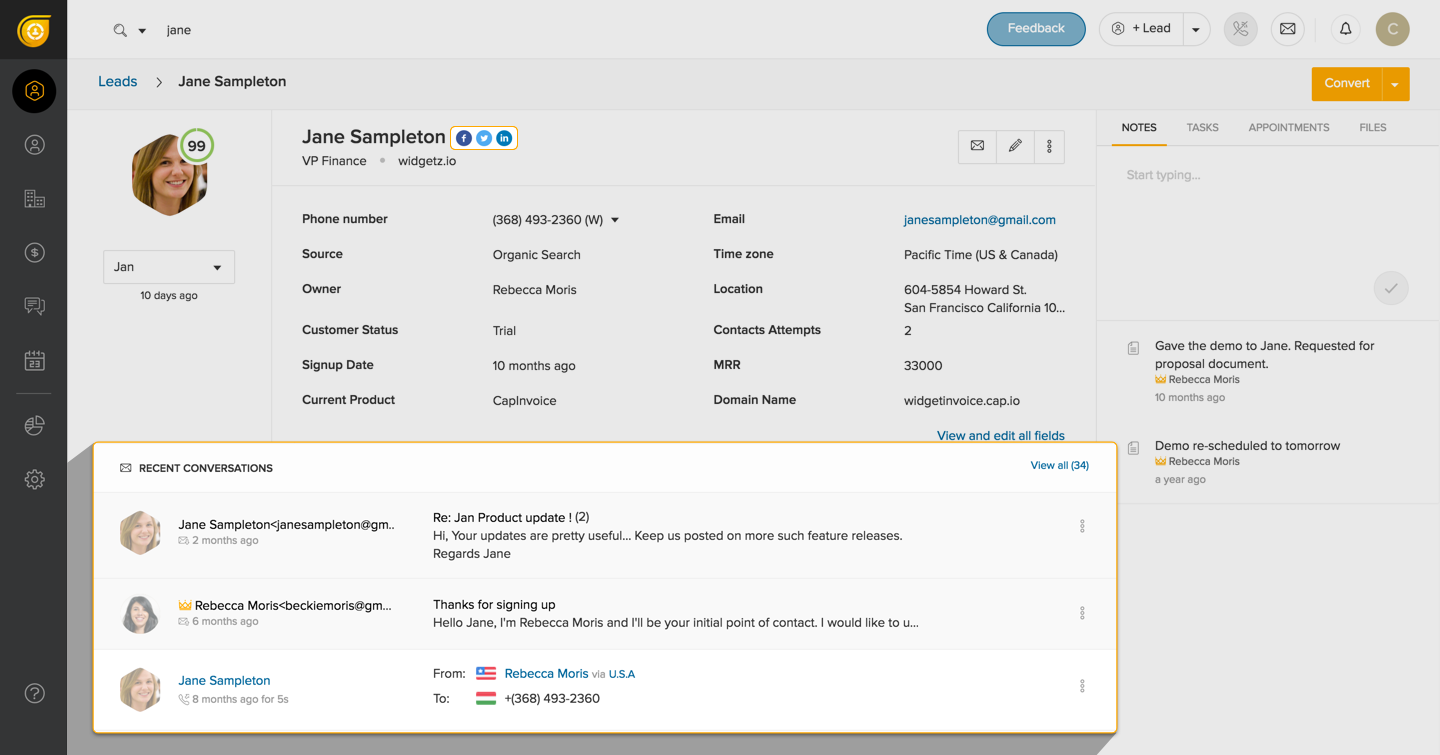 What is the difference between a lead and a contact? : Freshsales