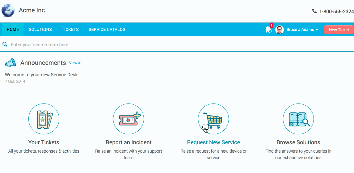 How to Request for a Service from Freshservice's Service Catalog ...
