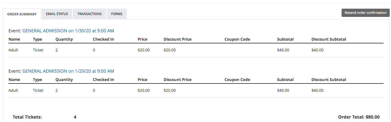 Read the "Transactions" Order Tab in Backoffice : ACME Product Support