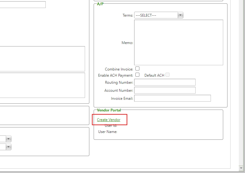 How to Create a Login for the Vendor Portal : complete management software